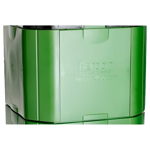 Exaco Aerobin 400 Outdoor Plastic Container, 123 Gal. Insulated Compost ...