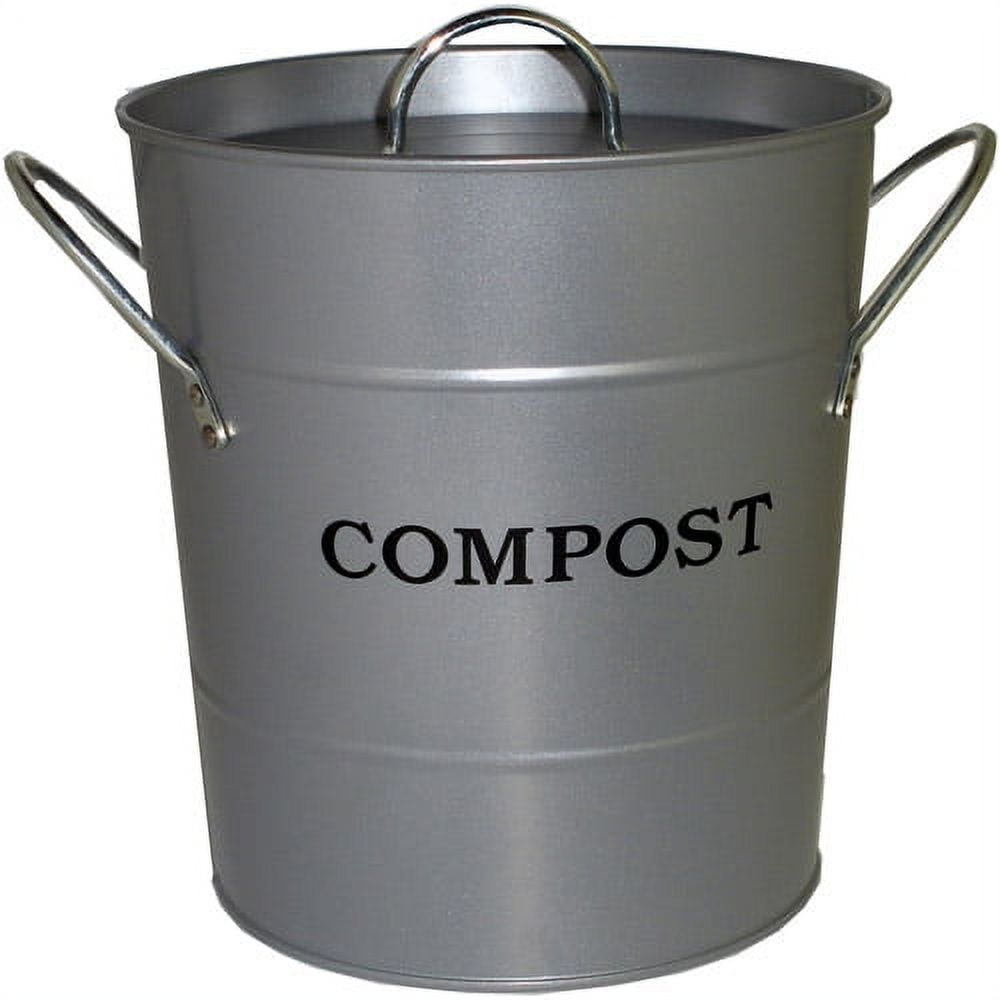 Exaco 2-in-1 Kitchen Compost Bucket with Lid - Walmart.com