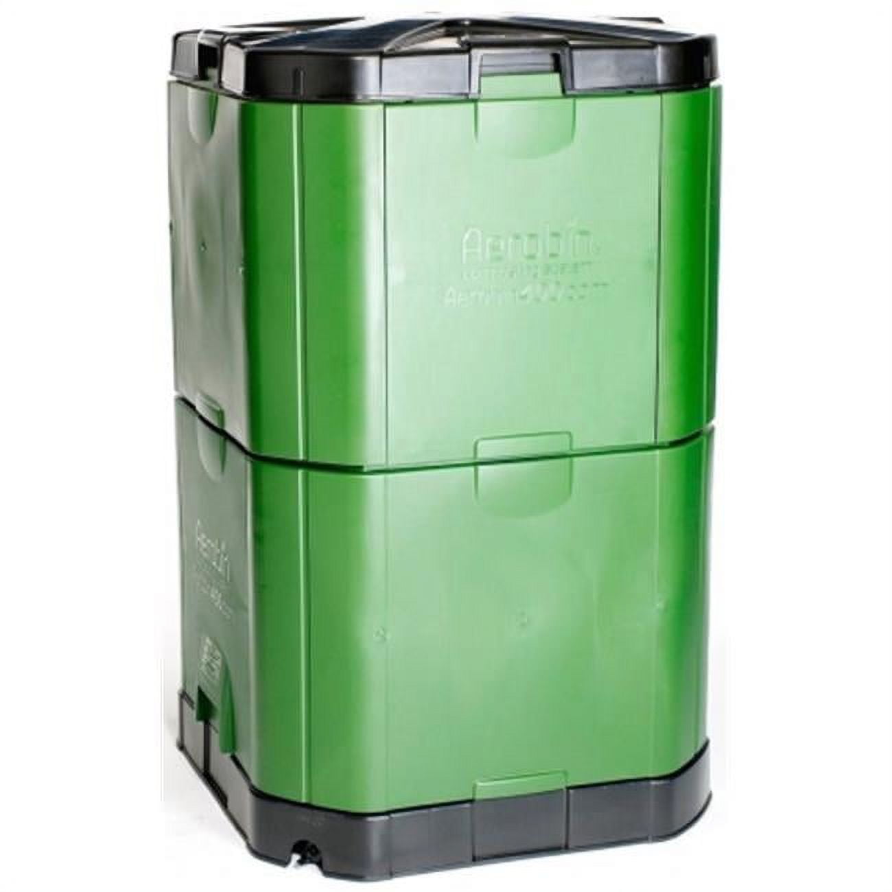 Exaco Aerobin 400 Outdoor Compost Bin, 113 gal. Insulated Composter ...