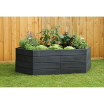 Modern Home Raised Garden Bed Kit - Stackable Hexagon Modular Flower ...