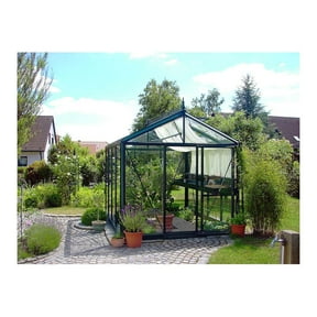 Palram - Canopia Prestige 8' x 12' Twin-Wall Walk-In Greenhouse - Green ...