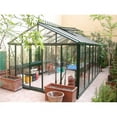 Exaco VI 46 Poly 250 sq.ft. Aluminum Frame & Tempered Glass - Dark ...
