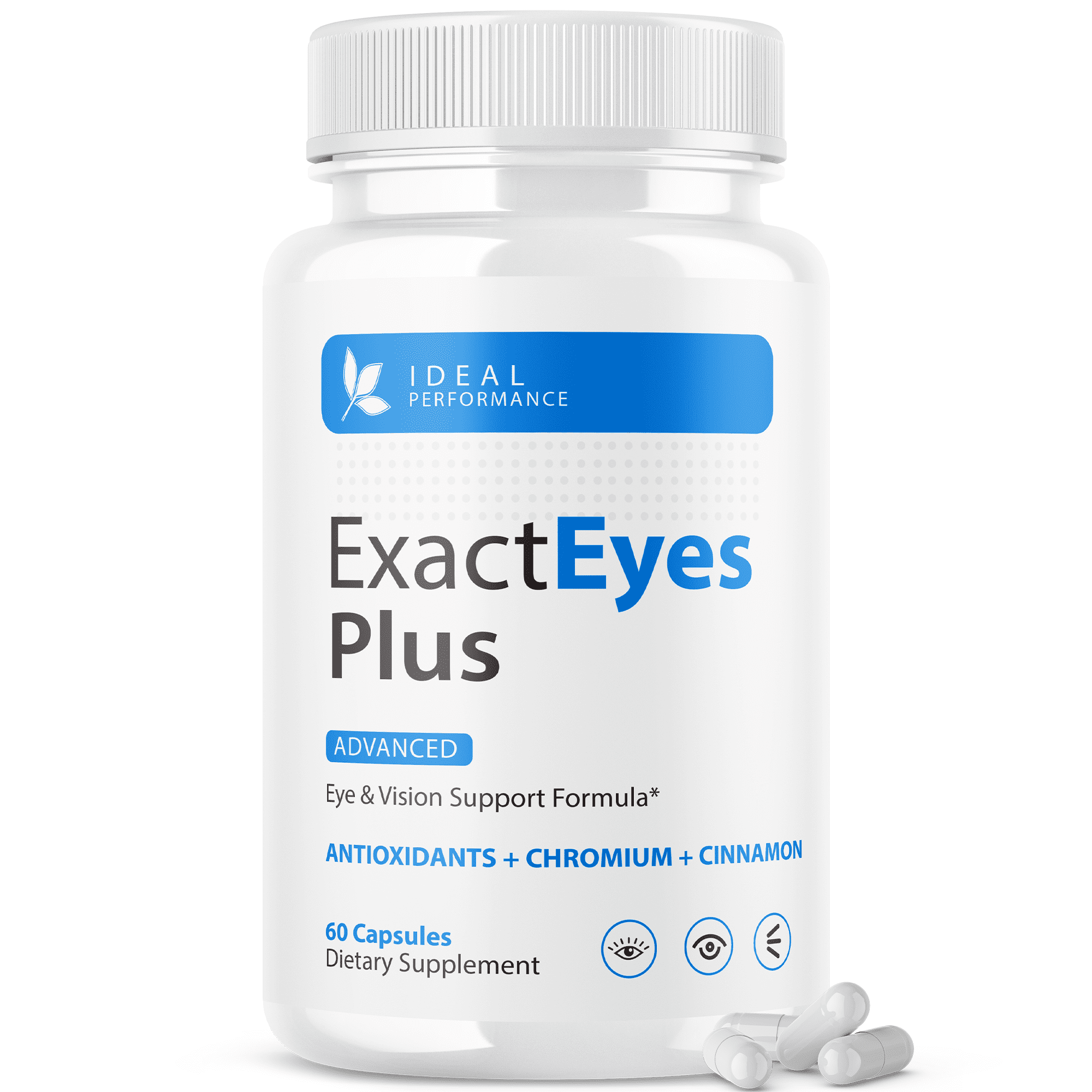 Exact Eyes Plus Advanced Eye Formula Vision Support Supplement Vitamins ...