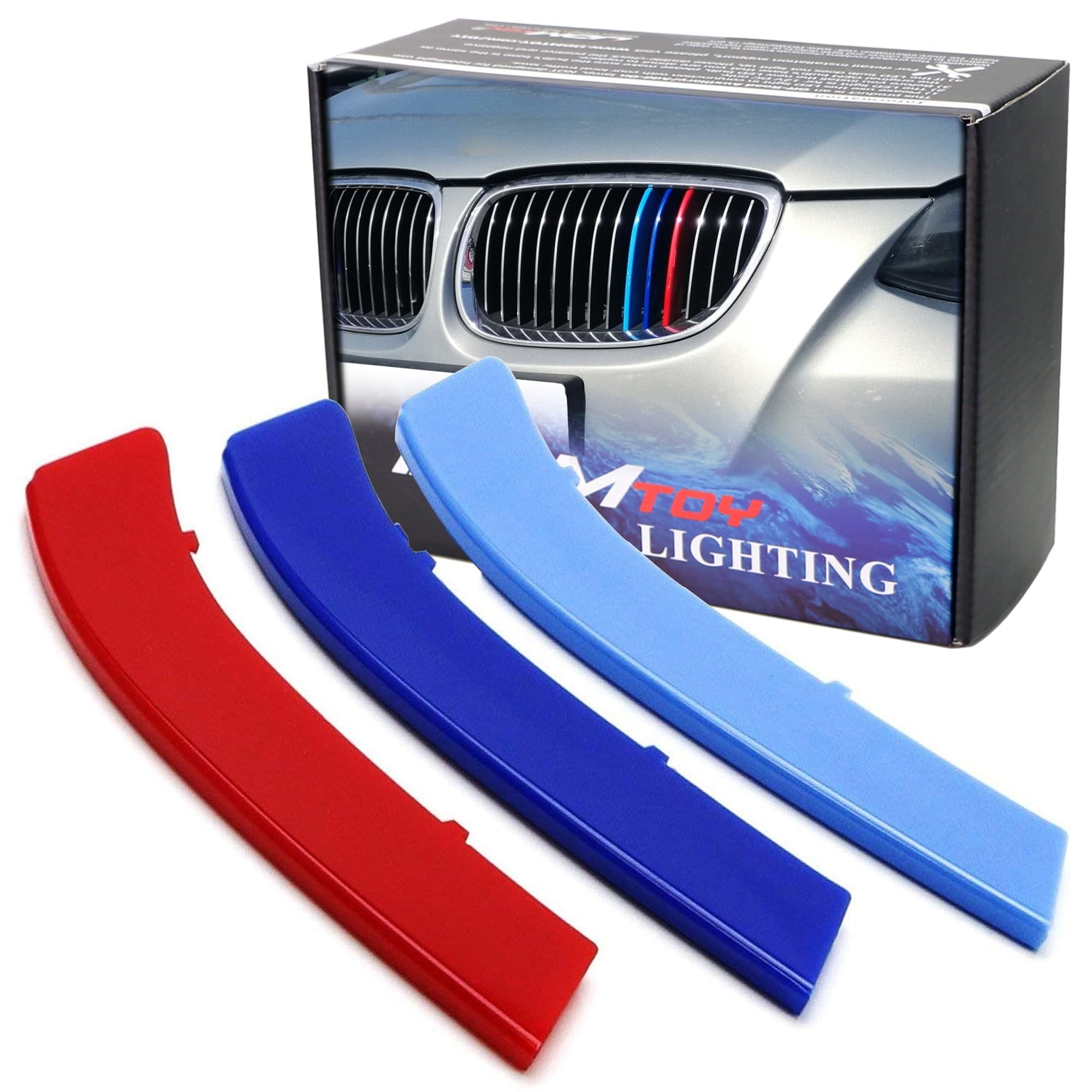 Exact Fit M-Color Grille Insert Trims For 2007-2010 BMW E92/E93 Pre-LCI ...