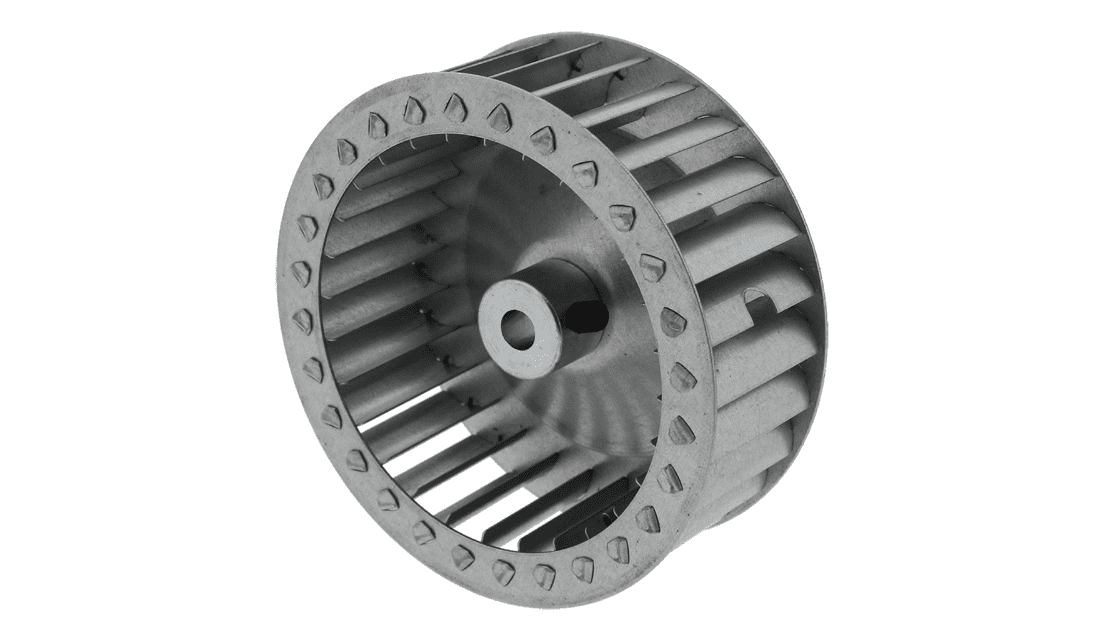 Inducer Blower Wheel, CW 4" Diam, 28 Blade, for Carrier, A65569BW ...