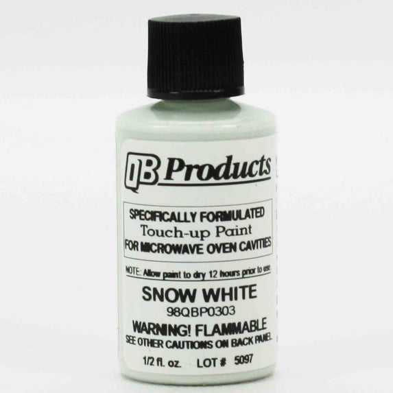 Universal Microwave Oven Cavity Touch Up Paint 98QBP0303 Snow Bright ...