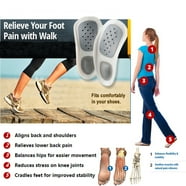 Walkfit Platinum Shoe Insoles - Customizable Foot Orthotics Inserts for ...