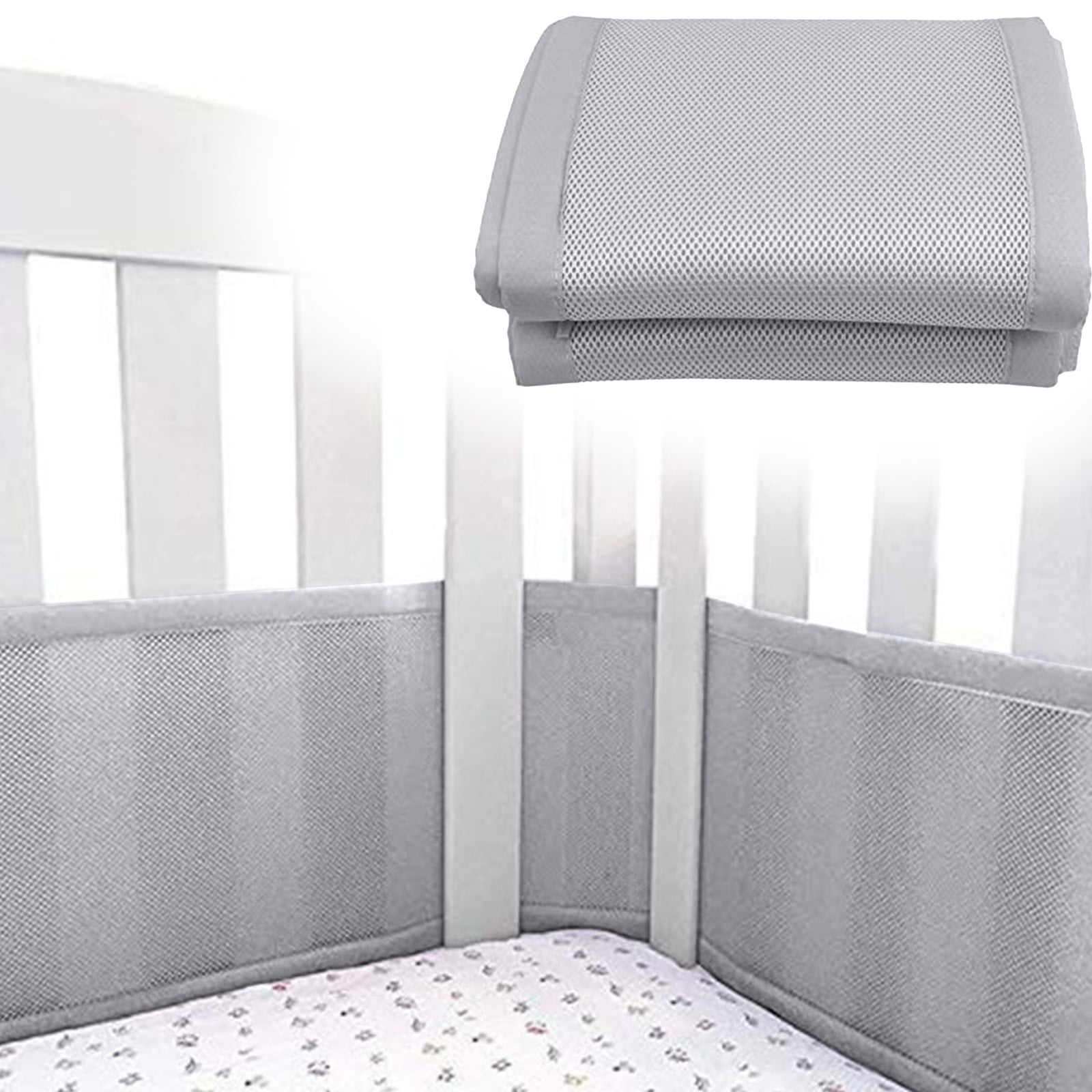 ExactEdge Cushion For Full Size Life Size Crib Secure Adjustable Height ...