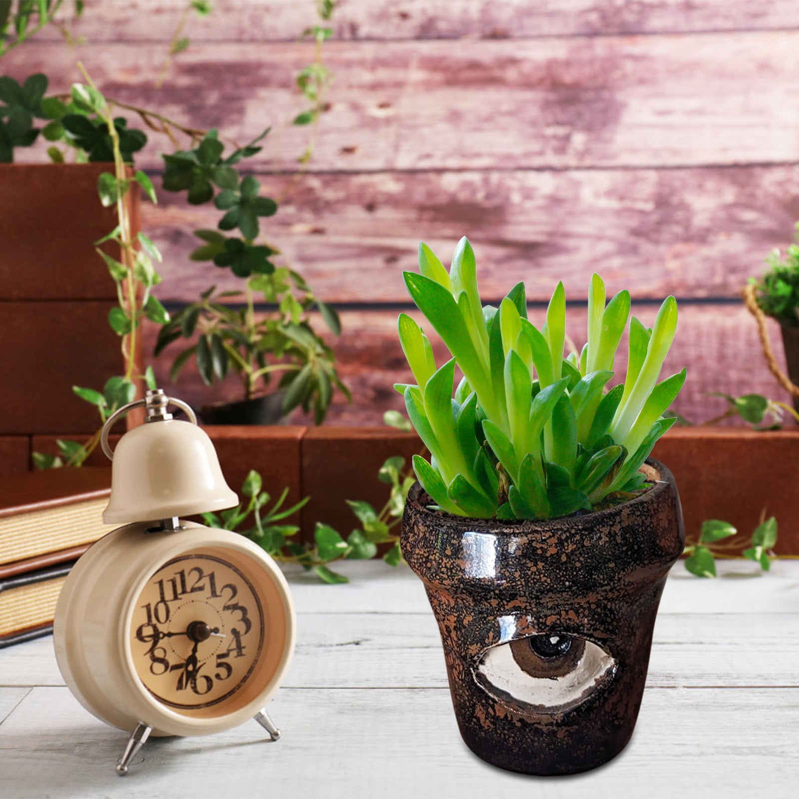 ExactEdge Flower Pots Handmade Resin Crying Planter With Realistic ...