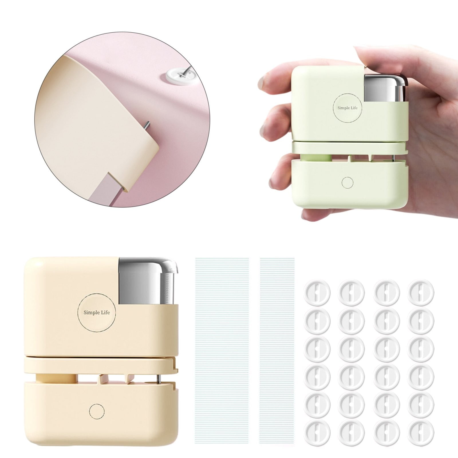 ExactEdge Furniture Protection Mesen 24 Buckles 200 White Fasteners ...