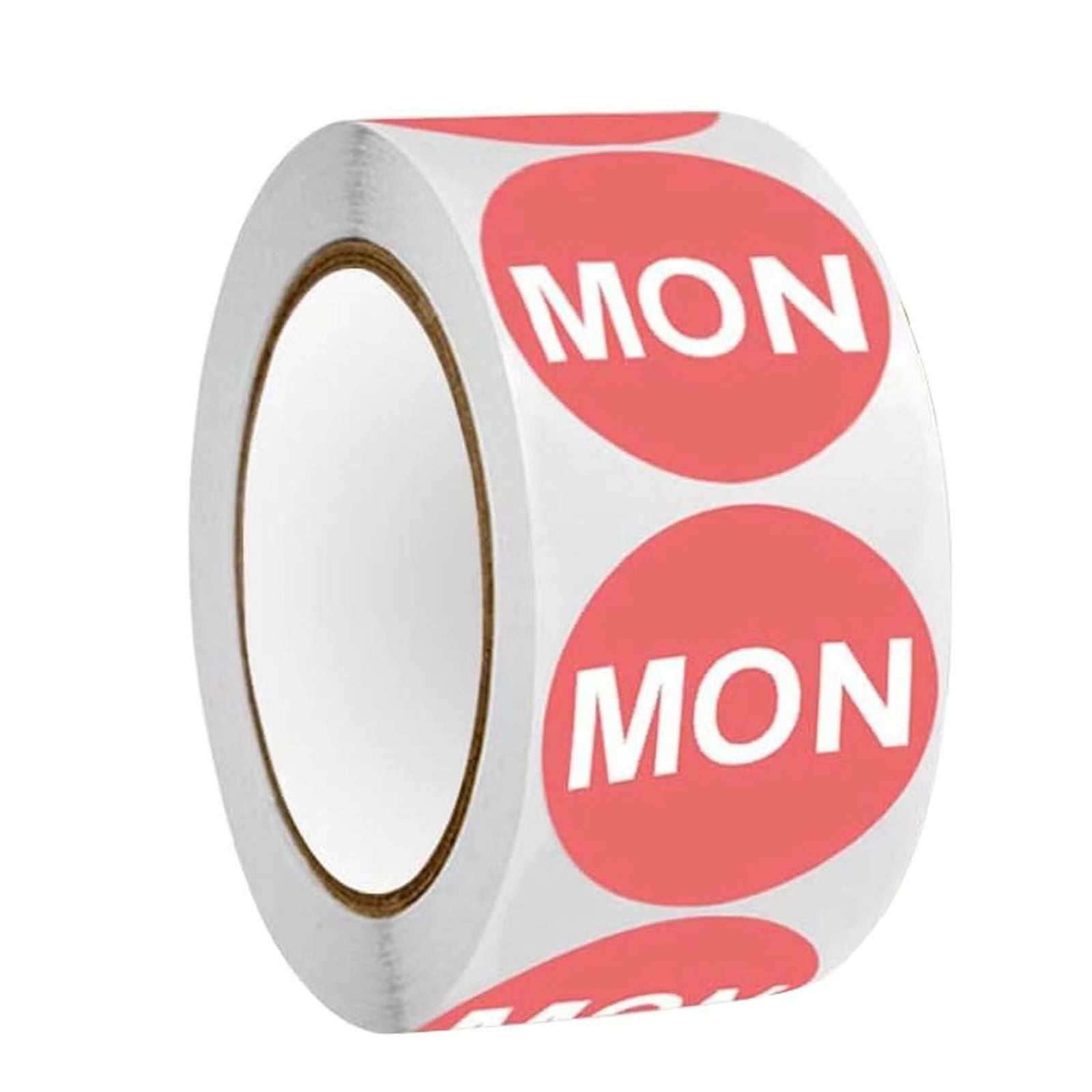 ExactEdge Stickers 7 Day Of The Week Sticker 1 Inch Round Day Dot ...