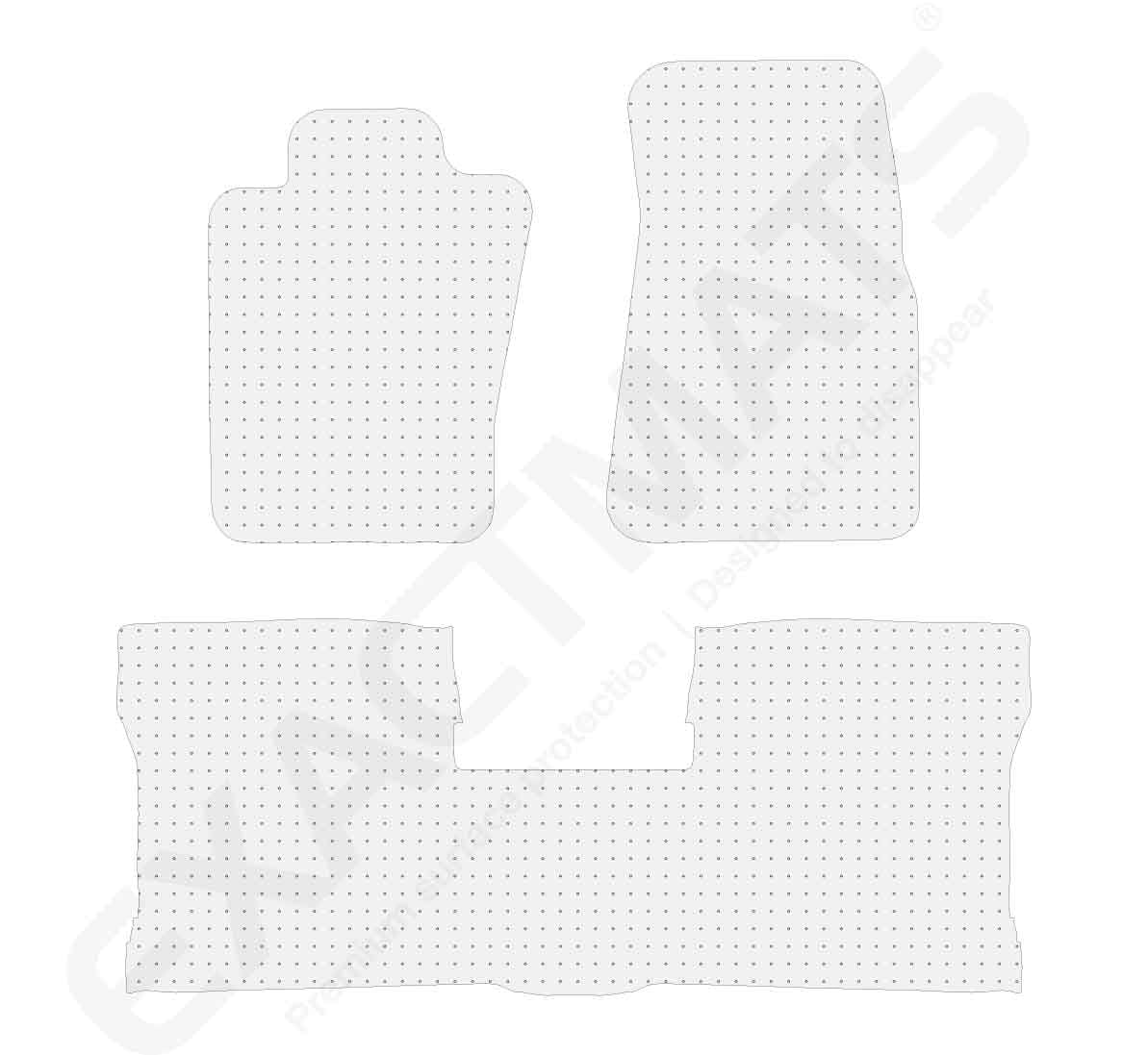 ExactMats - Premium Clear Overlay Floor Mats, Made In USA - Fits Ford ...