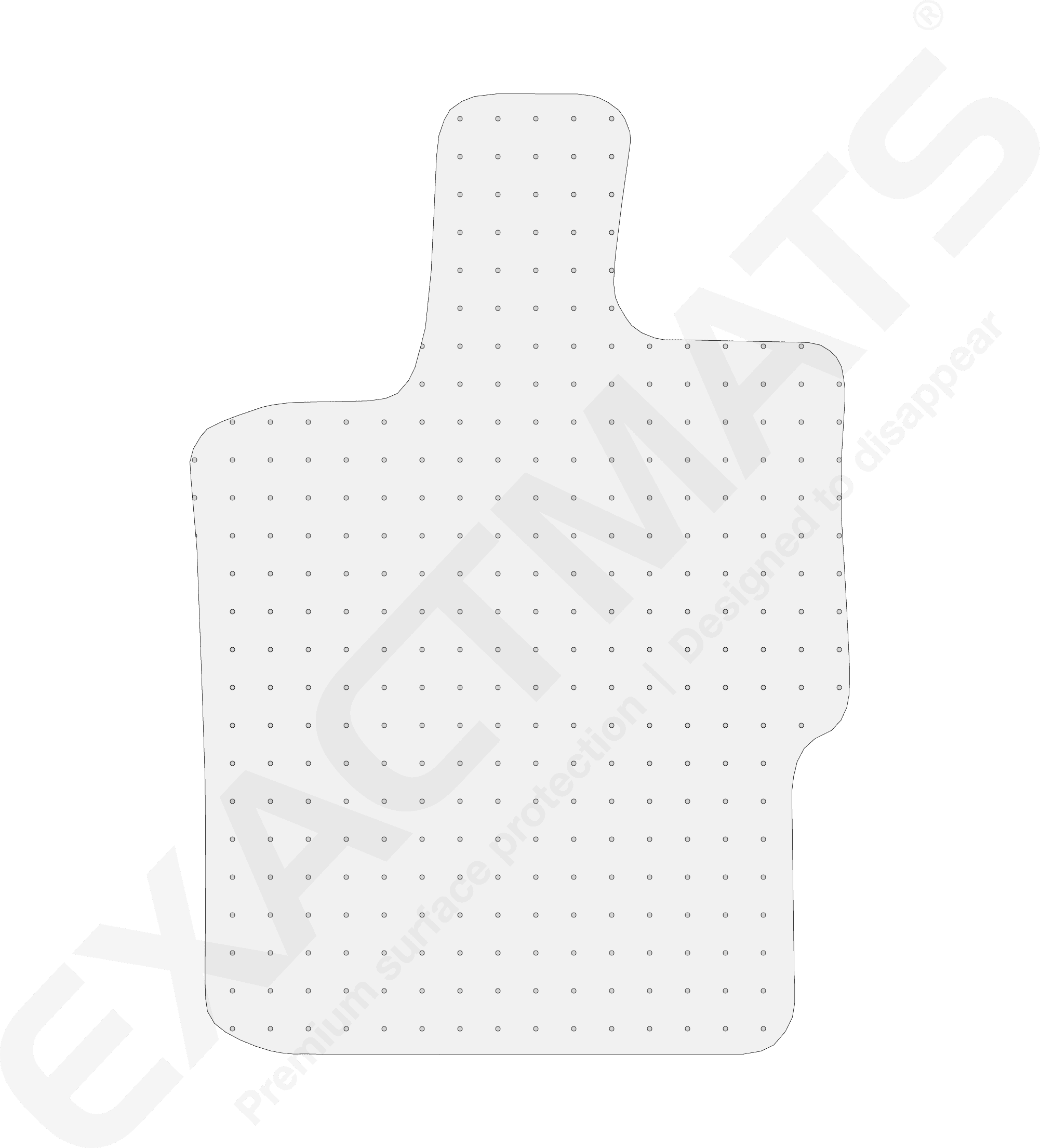 ExactMats - Premium Clear Overlay Floor Mats, Made In USA - Fits Ford ...