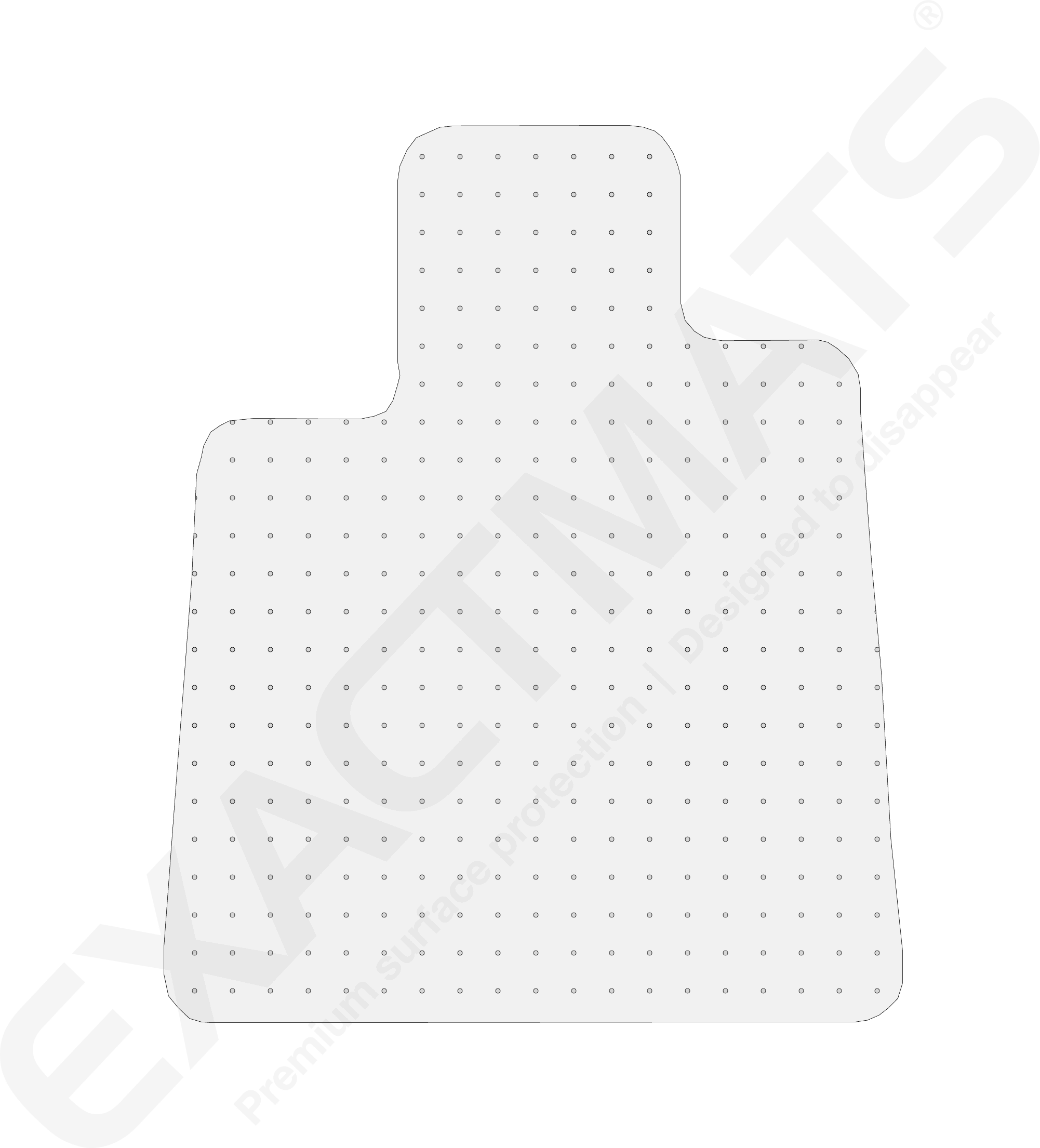 ExactMats - Premium Clear Overlay Floor Mats, Made In USA - Fits Honda ...