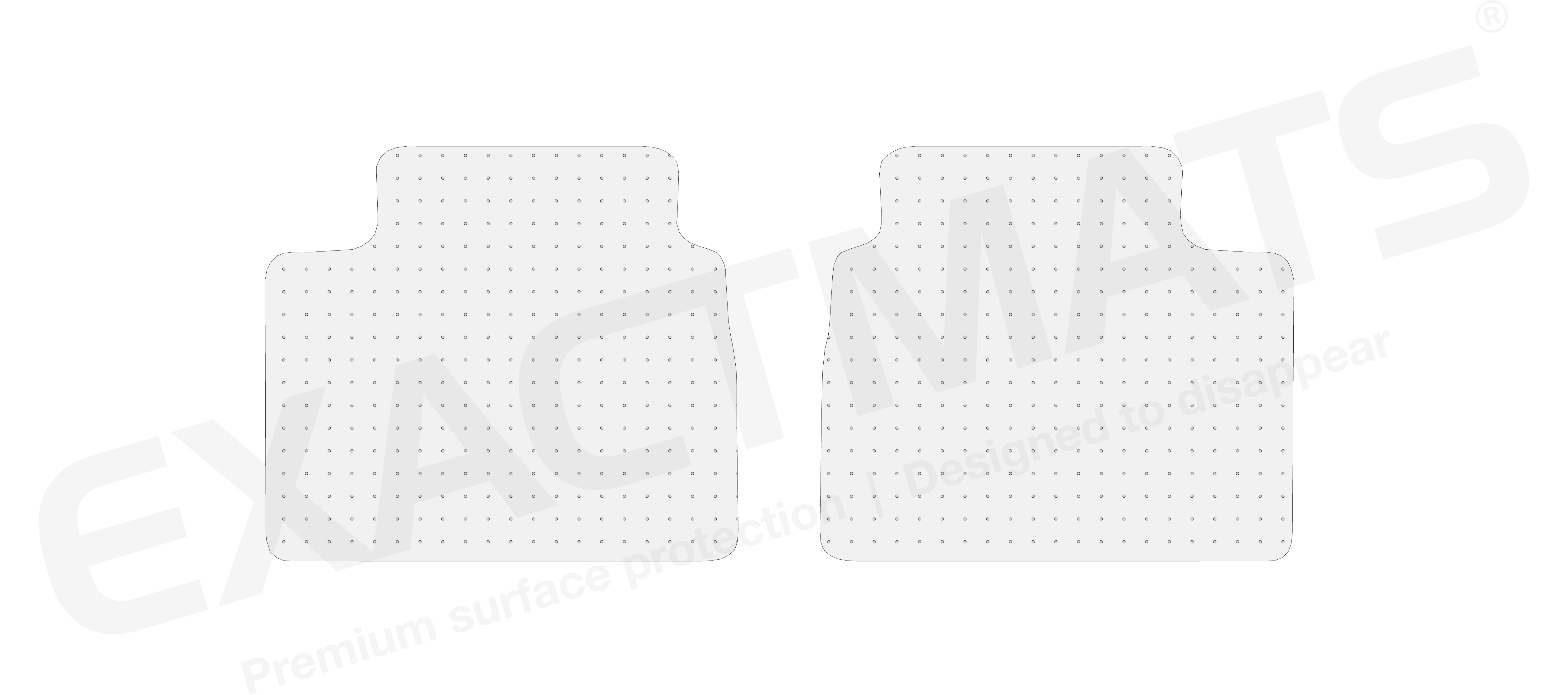 ExactMats - Premium Clear Overlay Floor Mats, Made In USA - Fits ...