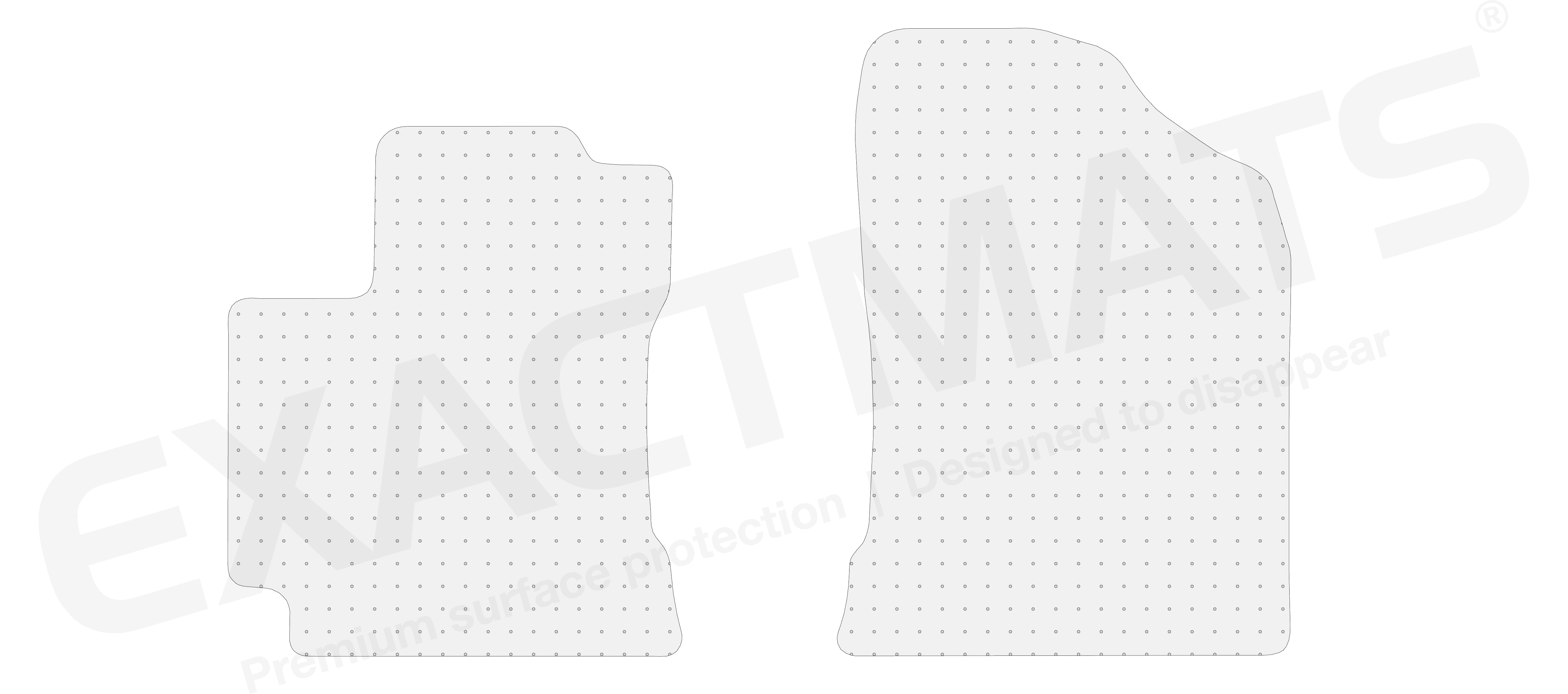 ExactMats - Premium Clear Overlay Floor Mats, Made In USA - Fits Toyota ...