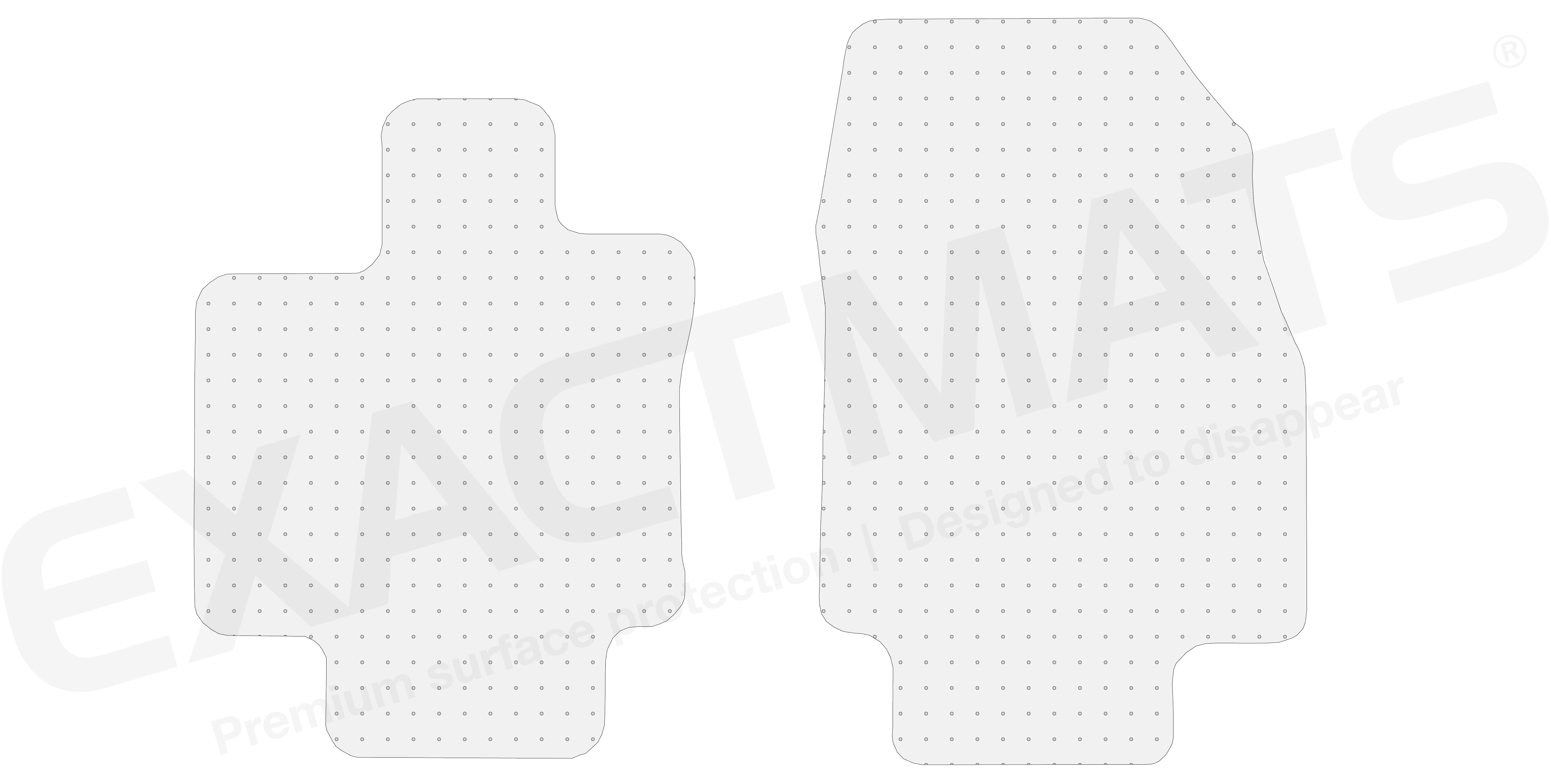 ExactMats - Premium Clear Overlay Floor Mats, Made In USA - Fits Toyota ...