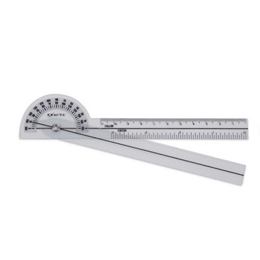 Baseline Goniometer, Plastic 12 Inch Arm Length 1° Increments Inches ...