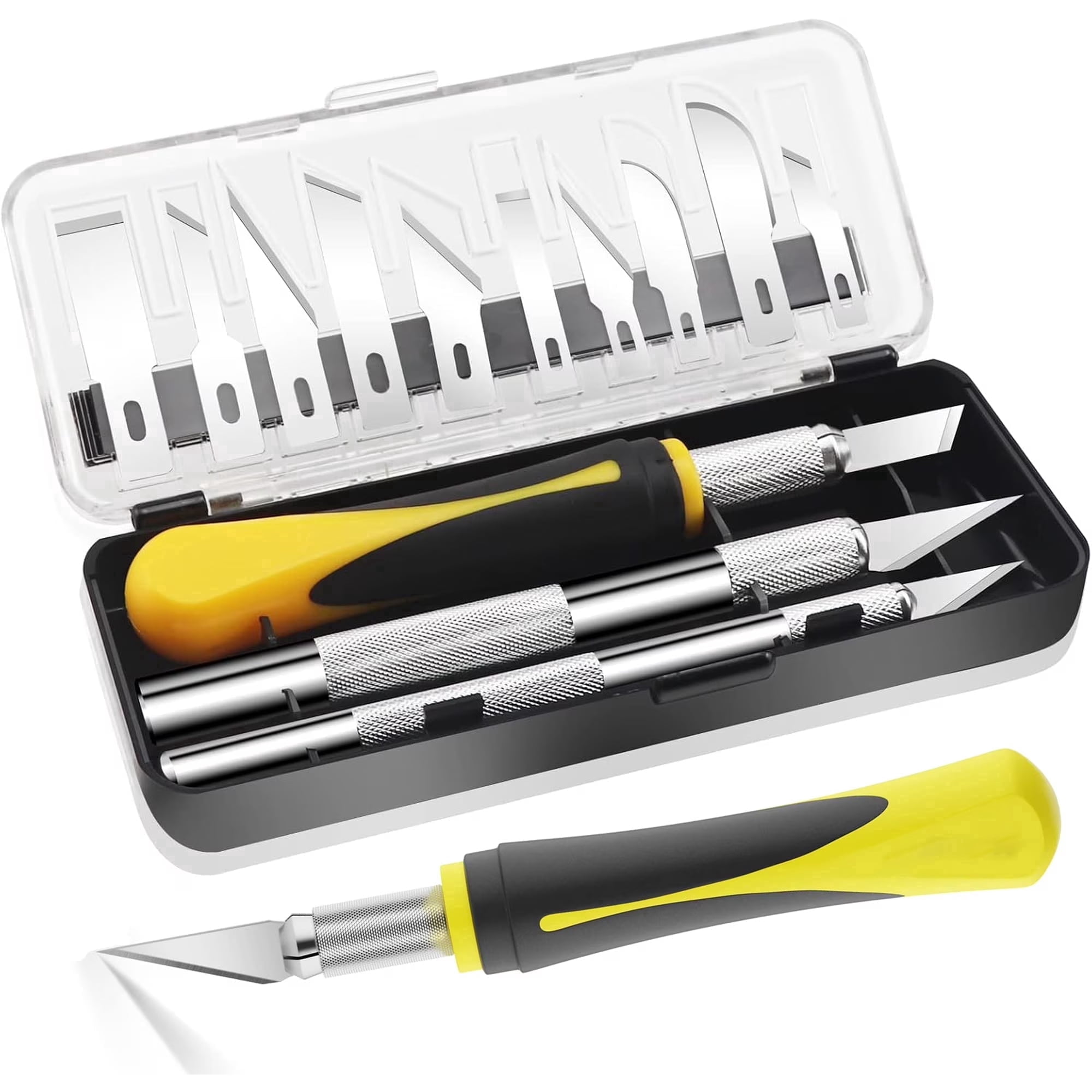16-Piece Craft Knife Set, Precision Blades for DIY Projects with ...