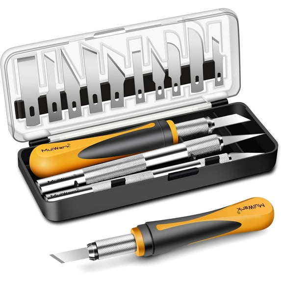 Exacto Knife Set | Craft Knife Kit | 16pc Precision Craft Hobby Kit ...