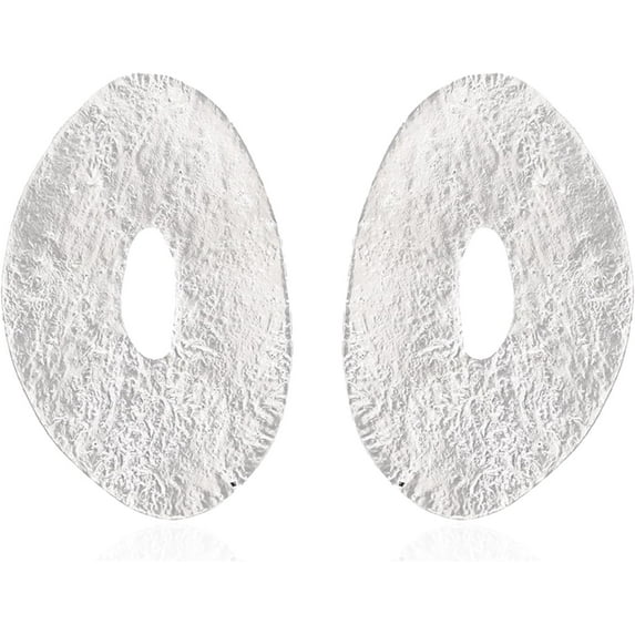 Exaggerate Shimmering Round Disc Metal Dangle Earrings for Women ...