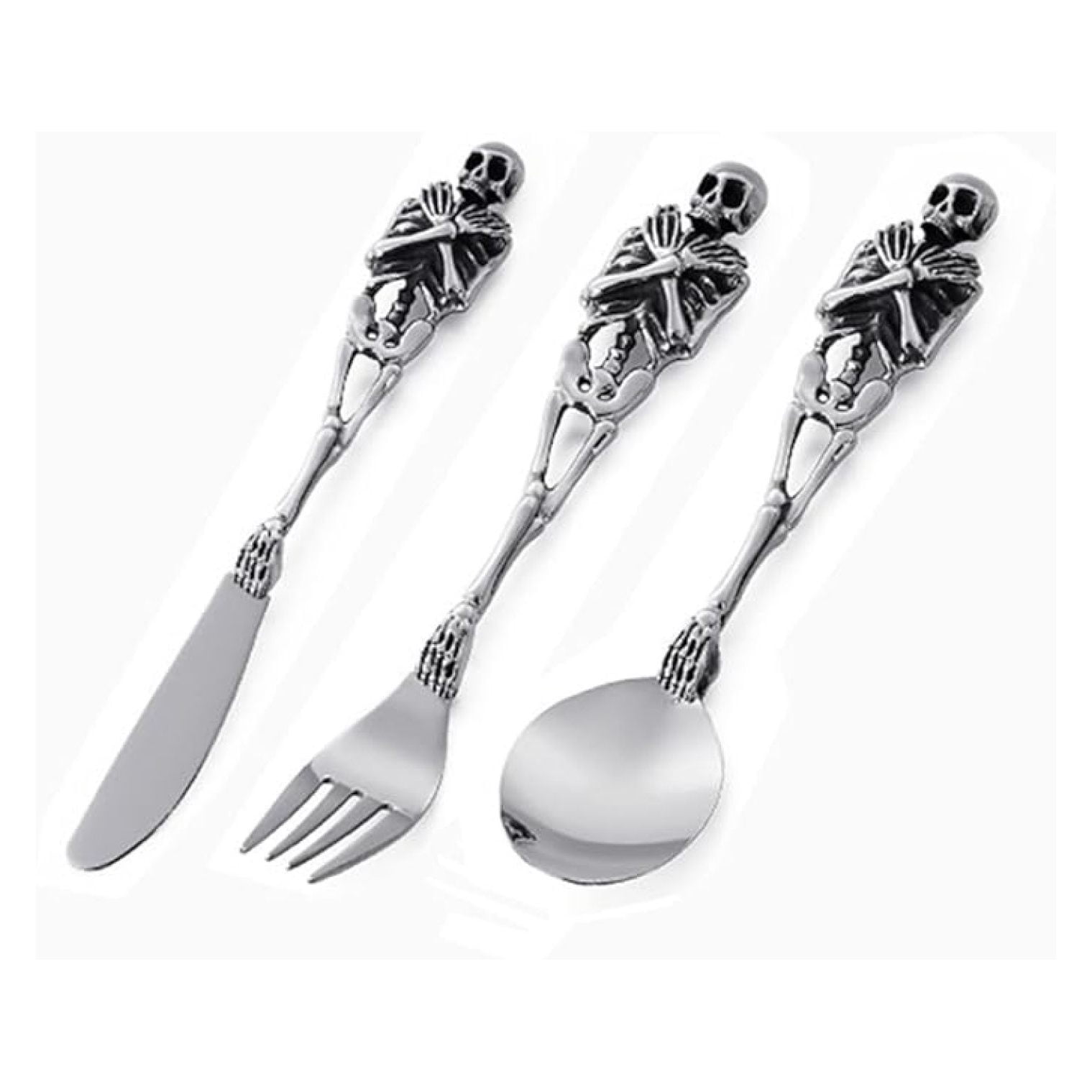 Exaggerated Bossy Creative Handle Kitchen Stainless Steel Silverware ...