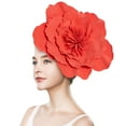 Exaggerated Flower Fascinators for Girls Women Tea Party Cocktail ...