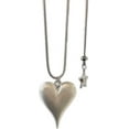 Exaggerated Heart Pendant Necklace Heart Alloy Texture Fashion And ...