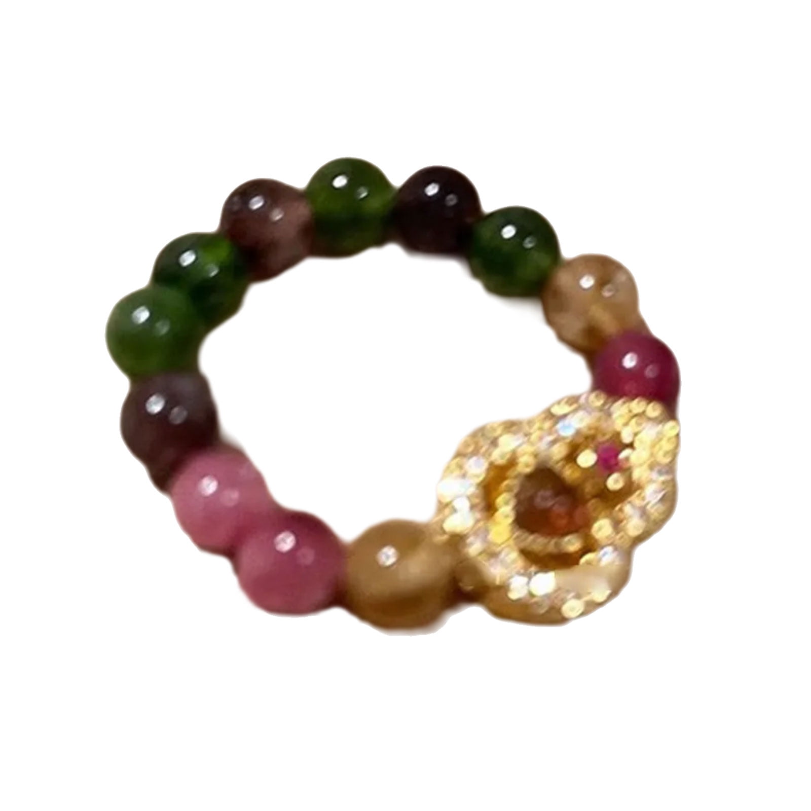 Exaggerated Opening Rings Adjustable Finger Rings Bead Open Rings ...