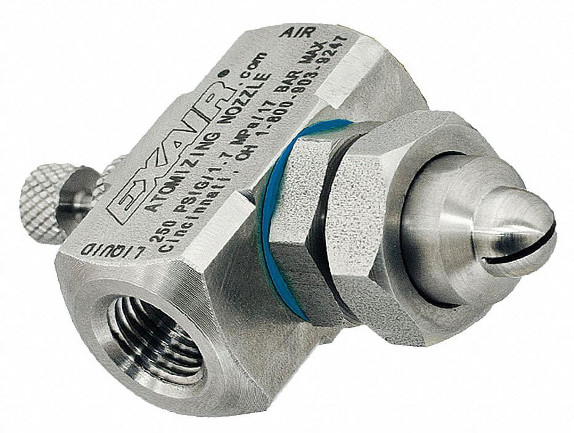 Exair Atomizing Spray Nozzle,0.3 to 1.2 gph SF1020SS - Walmart.com