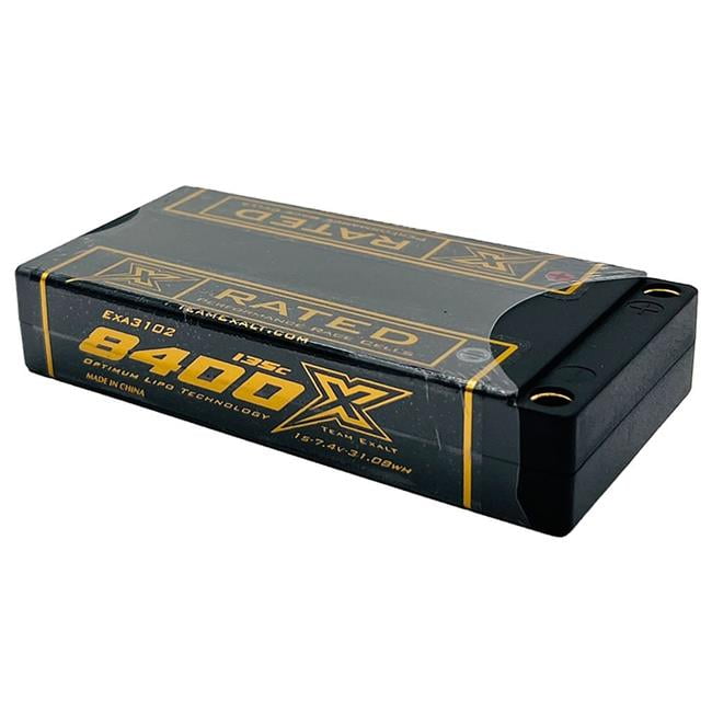 Exalt EXA3102 1S-3.7V-8400MAH-135C X-Rated LiPo Battery Series ...