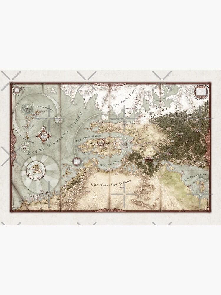 Exalted Map of Creation Poster Framed-unframed - Walmart.com