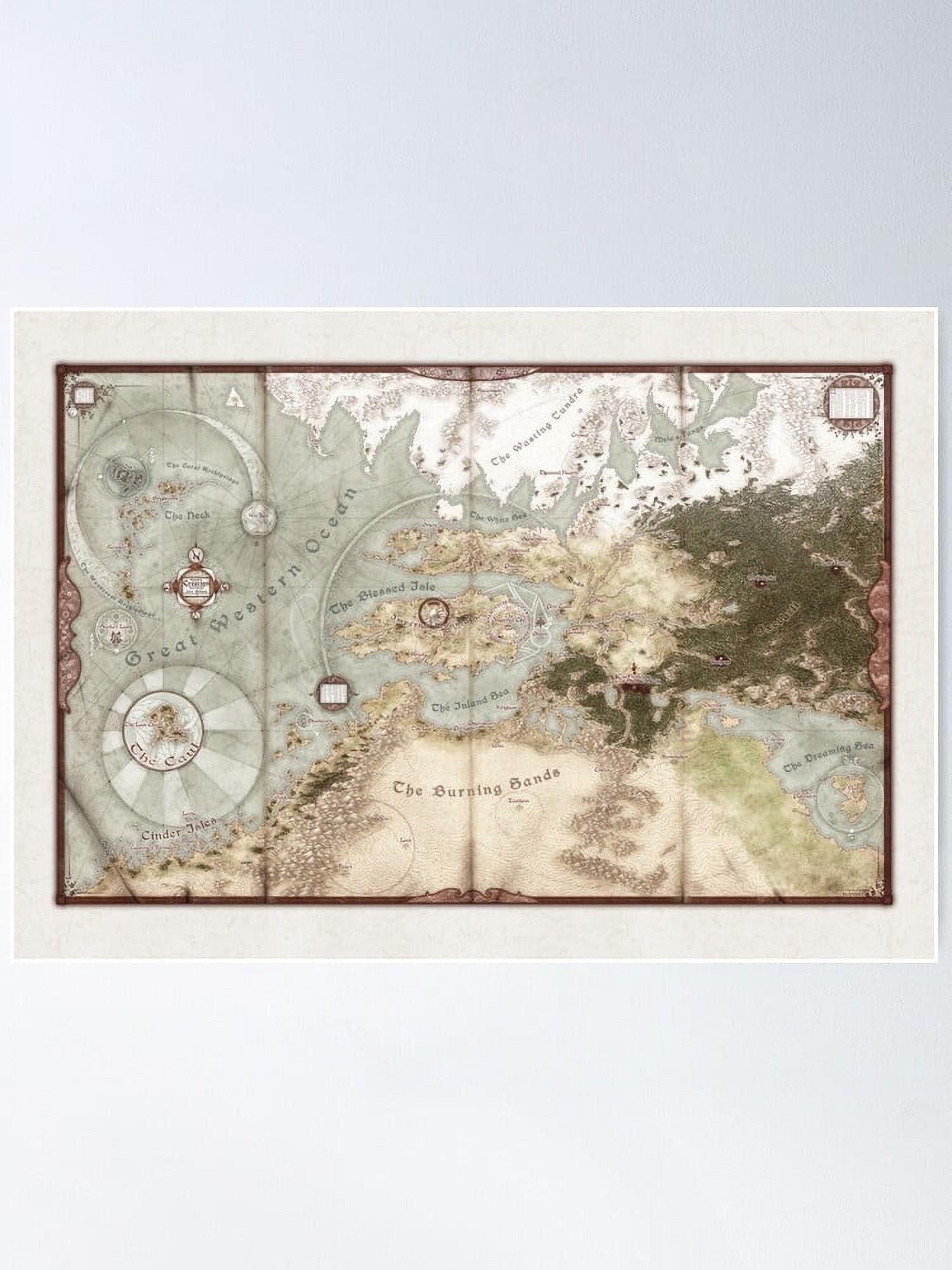 Exalted Map of Creation Poster - Walmart.com