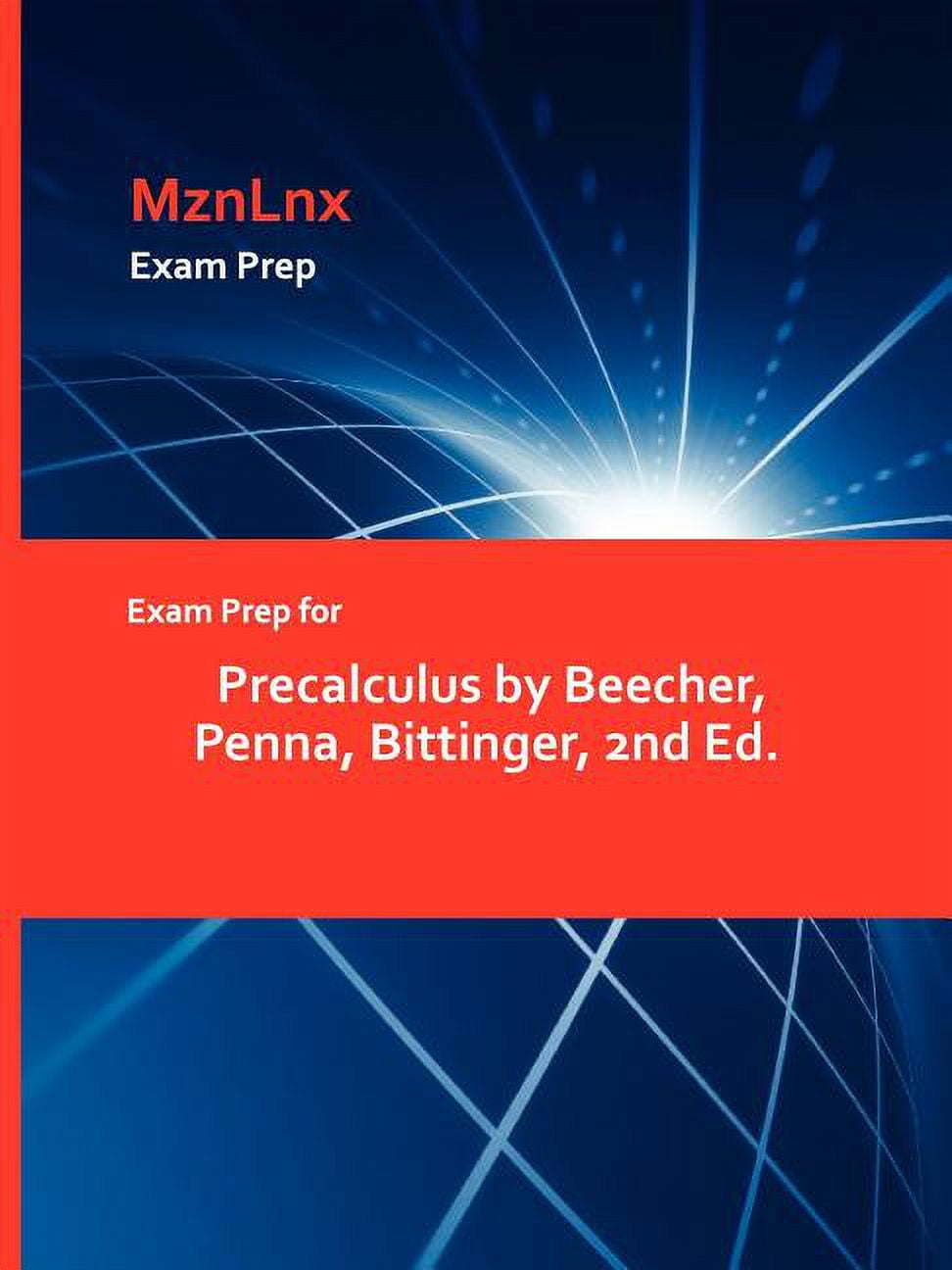 Exam Prep for Precalculus by Beecher, Penna, Bittinger, 2nd Ed. (Paperback) - Walmart Business ...
