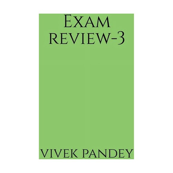 Blue Book Exam