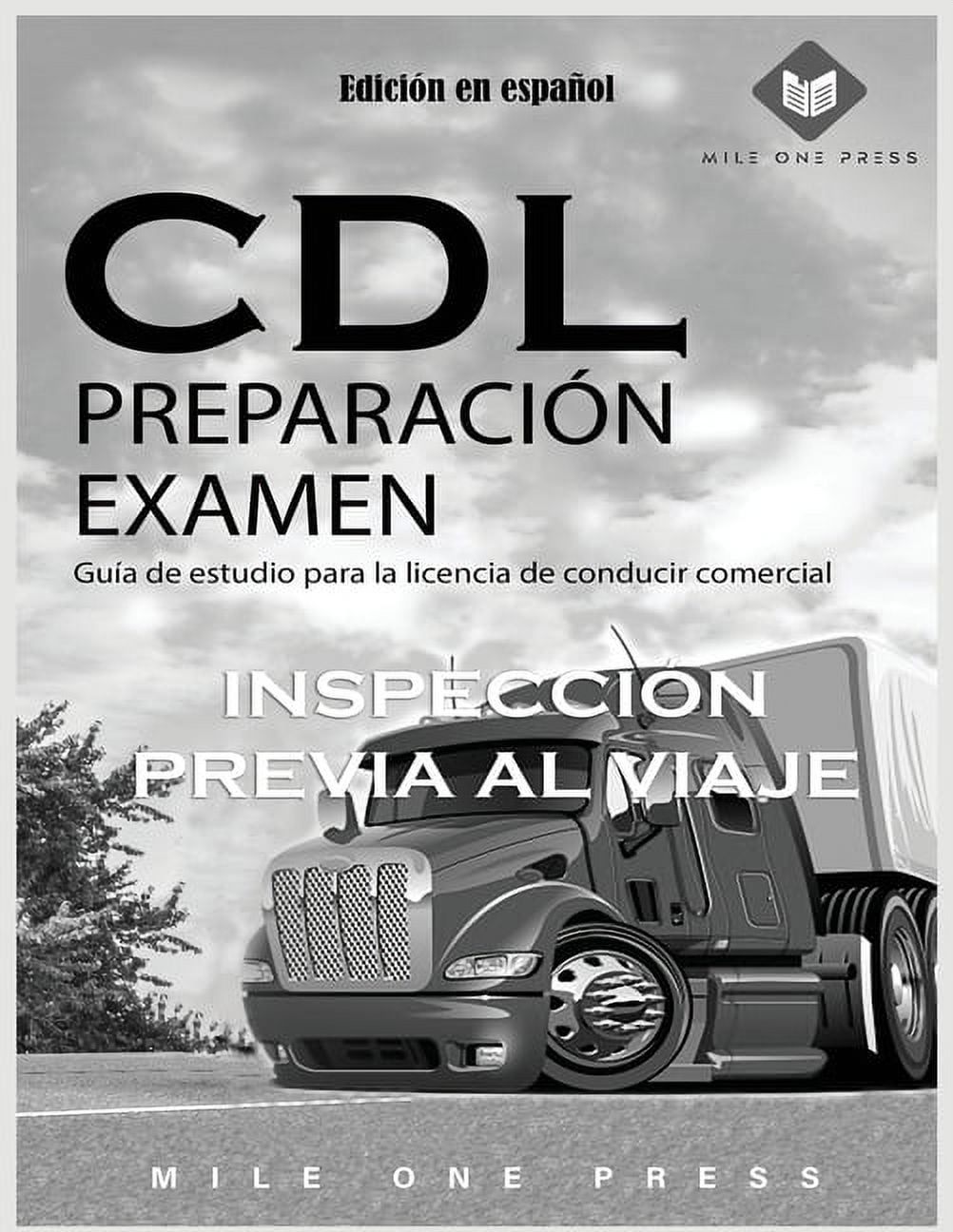 Examen de preparación para CDL: Inspección previa al viaje (Paperback ...