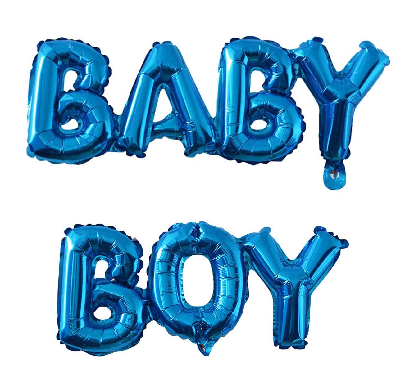 Exasinine Small Baby Boy or Girl Alphabet Letters Balloons Foil ...