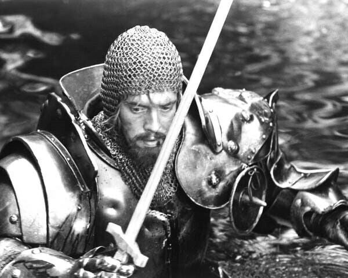 Excalibur 1981 Nigel Terry as King Arthur holding sword 24x30 inch ...
