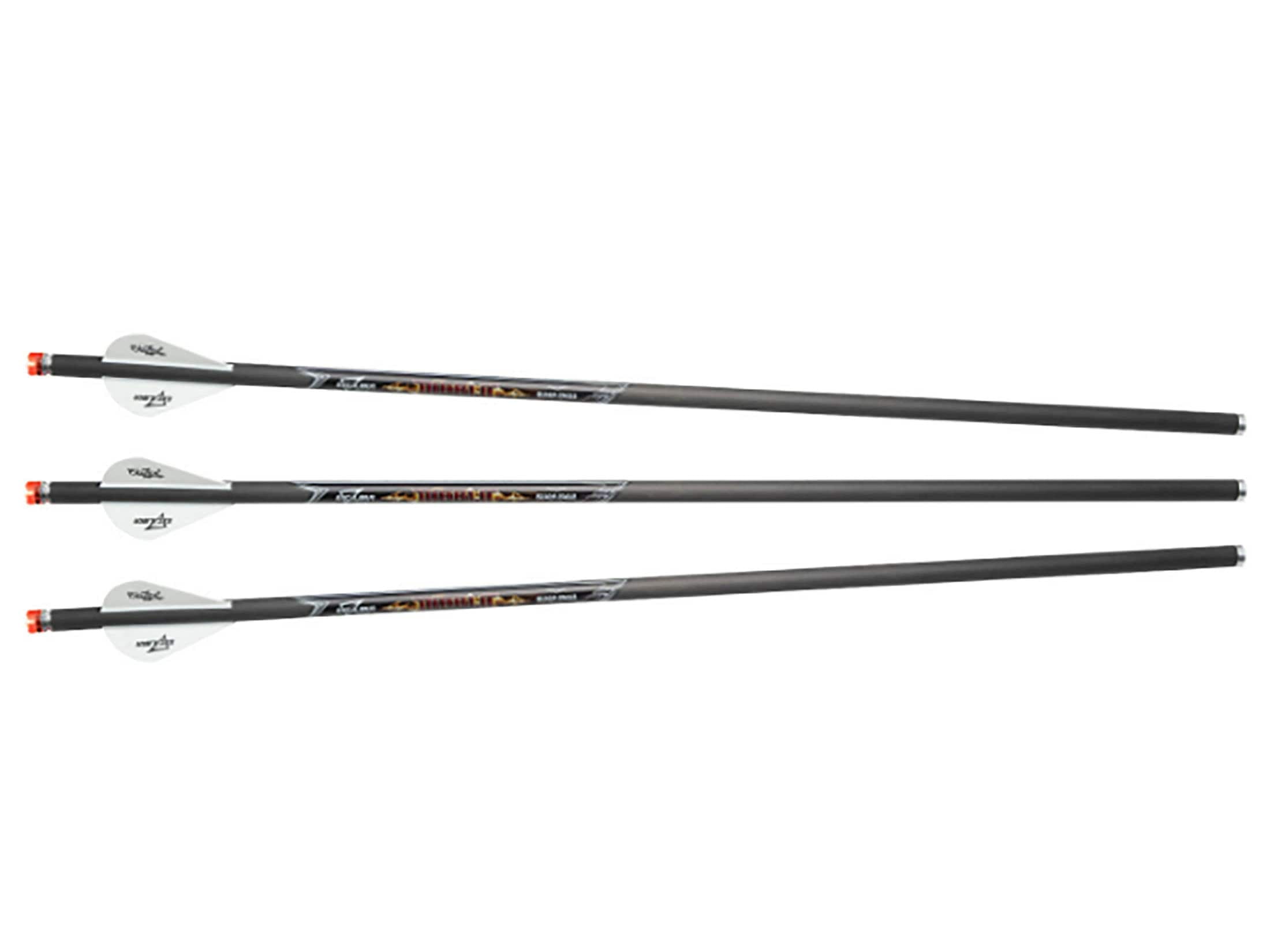 Excalibur Diablo 18" Carbon Crossbow Bolt 2" Vanes Lighted Nocks Black ...