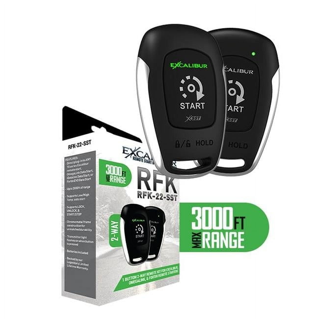 Excalibur Alarms RFK22SST 3000 ft. MultiPurpose Remote Kit with -2-Way ...