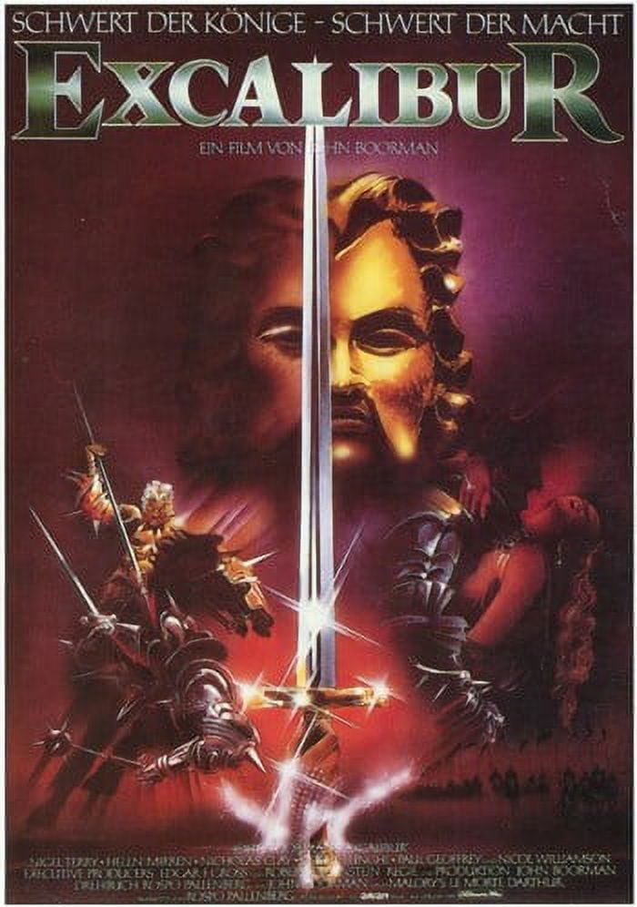 Excalibur Movie Poster (11 x 17) - Walmart.com