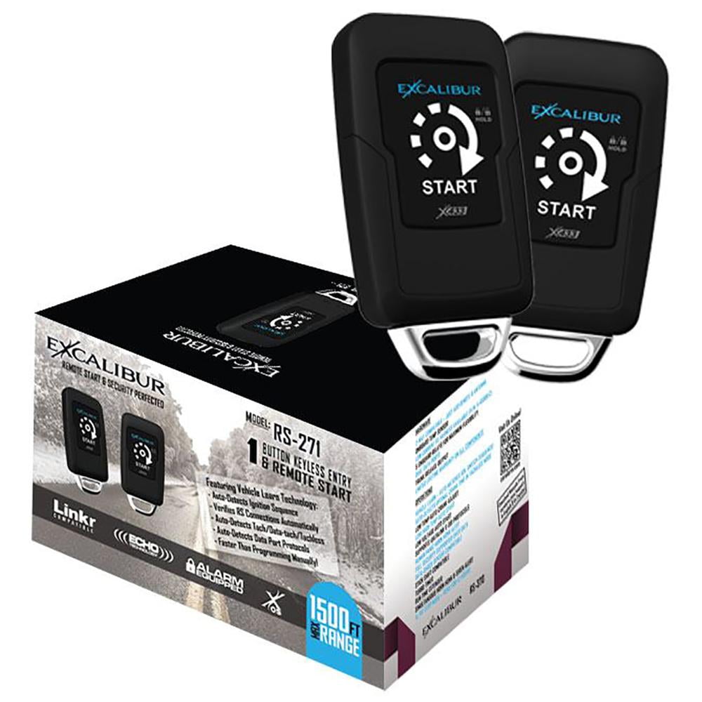 Excalibur Alarms Auto Install Starter, 1500 ft. 1-Button Remote Start ...