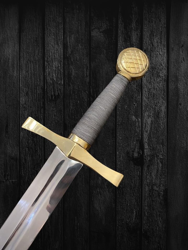 Excalibur Sword 38 Inch Custom-Handmade Hunting Swords-Replica from The 1981 Classic Film ...