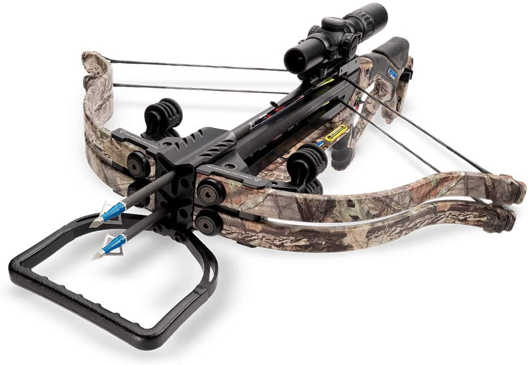 Excalibur TwinStrike Hunting Crossbow with Arrows & Crank - Mossy Oak ...