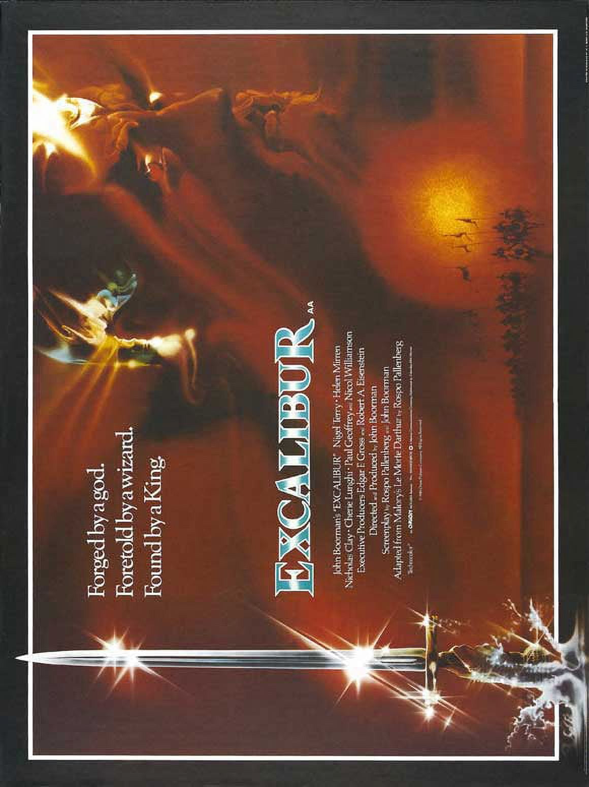 Excalibur - movie POSTER (Style A) (30" x 40") (1981) - Walmart.com