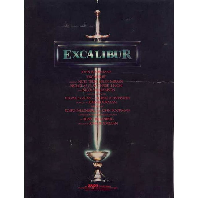 Excalibur - movie POSTER (Style C) (27" x 40") (1981) - Walmart.com