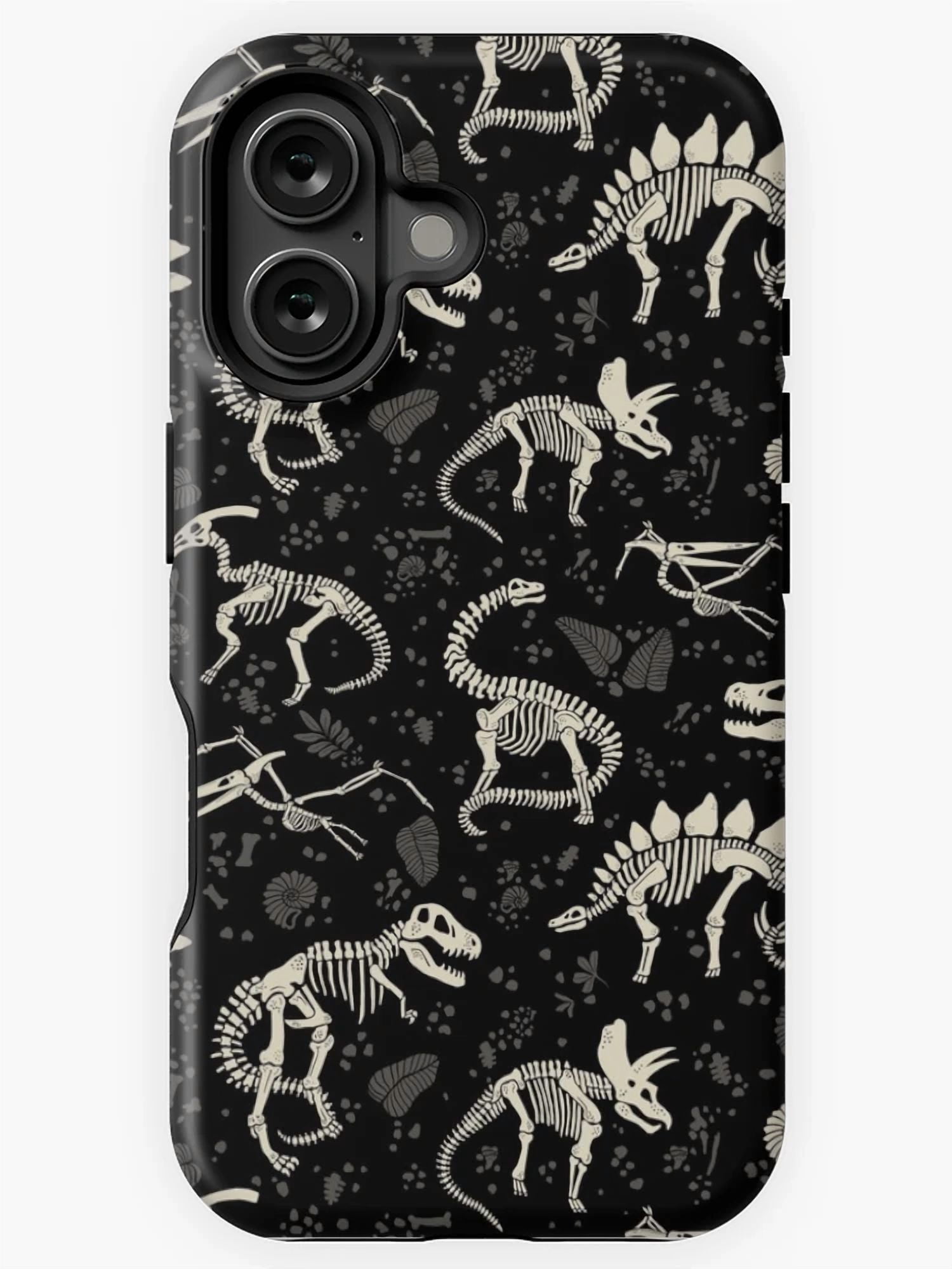 Excavated Dinosaur Fossils Dino Art Phone Case for iPhone 11 12 13 14 ...