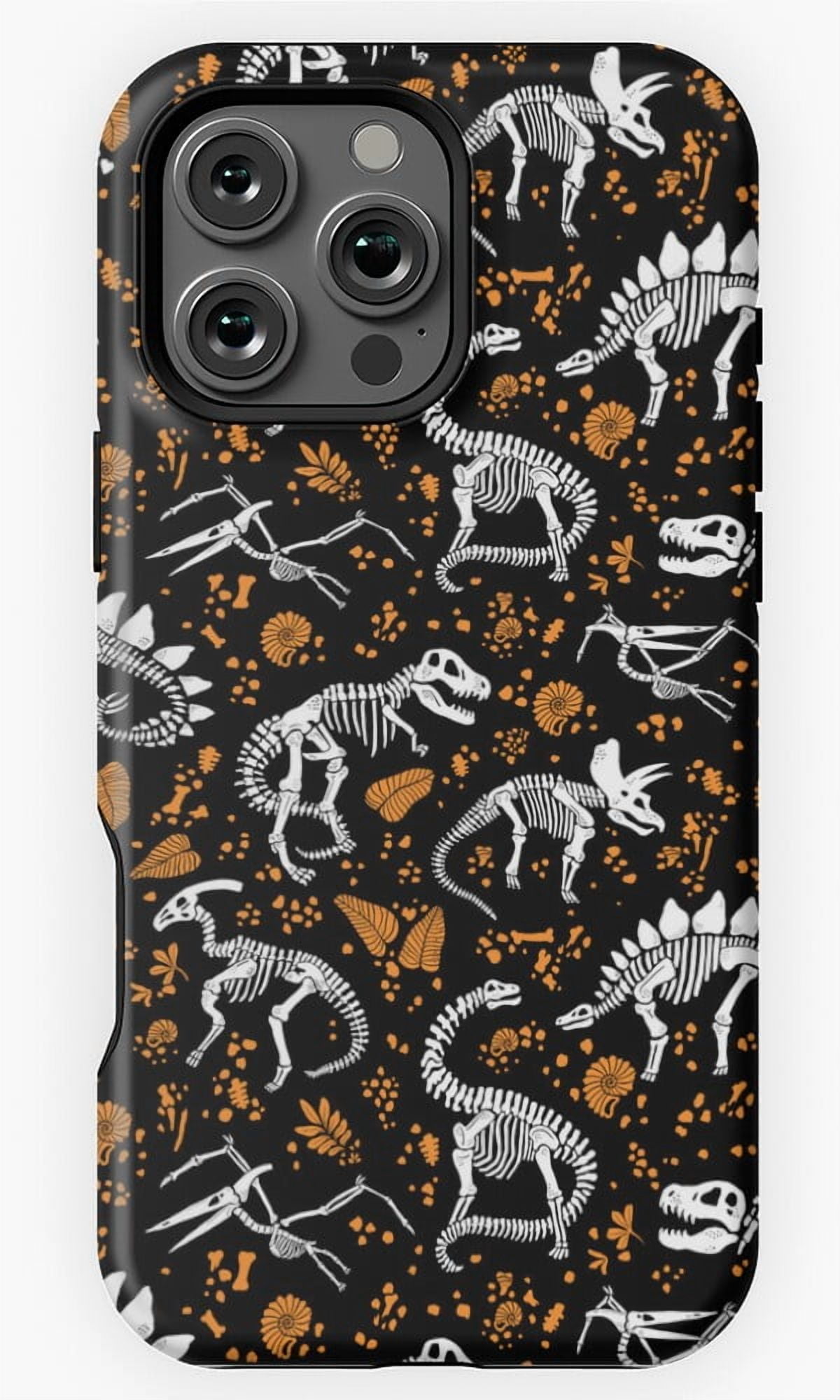 Excavated Dinosaur Fossils Phone Case for iPhone 16 15 14 13 12 11 Pro ...