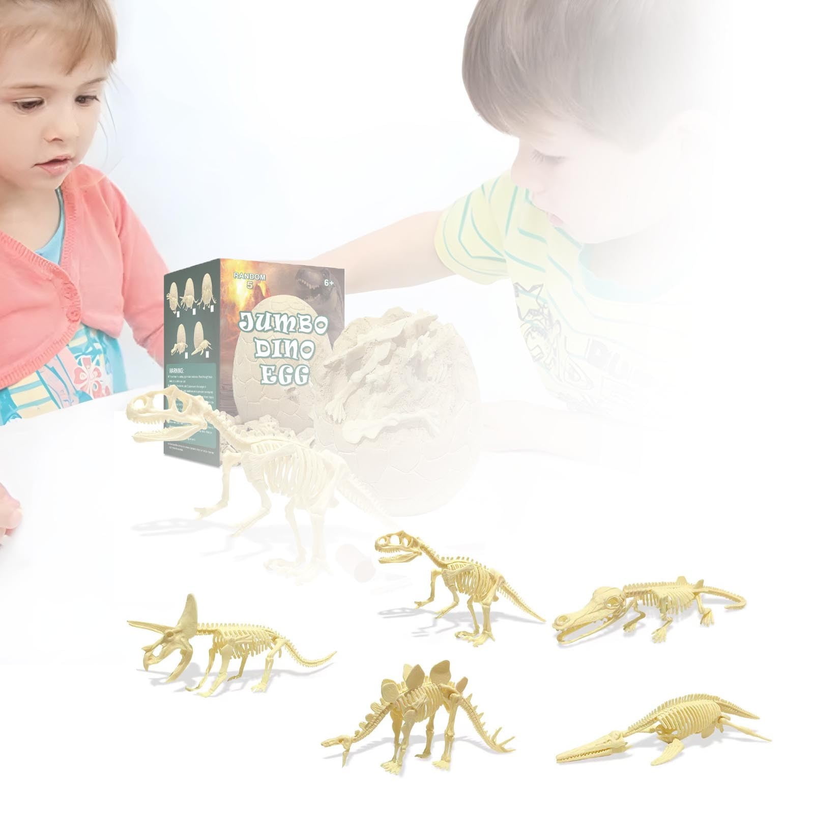 Excavation Dinosaur Egg Set Educational Toy Realistic Kit Science ...