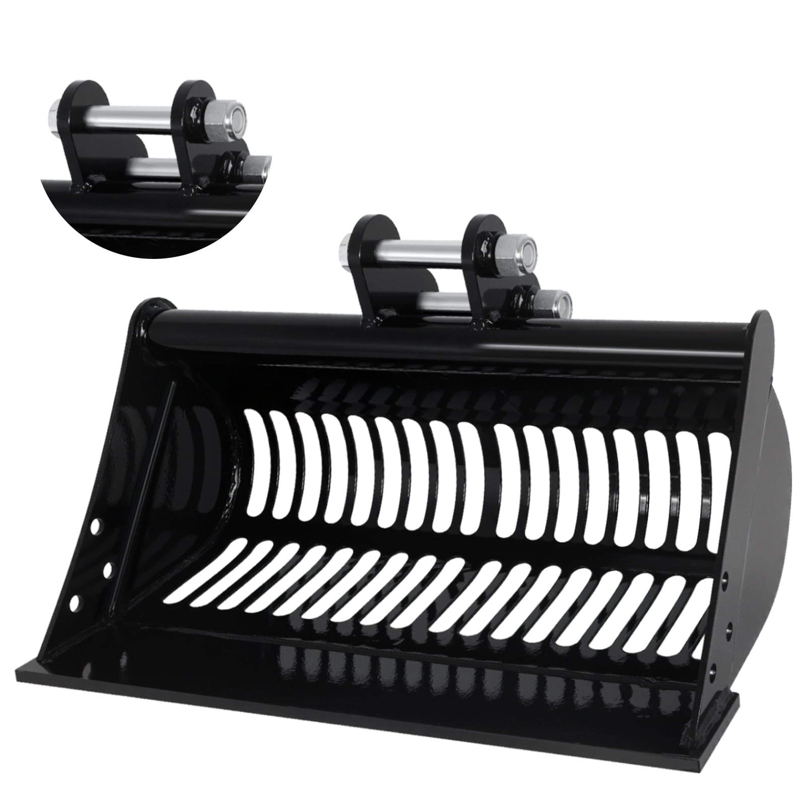 Excavator Attachments Soil Sieving Buckets for Small Digger, 24 Inch Sieve Bucket, Precise Stone ...